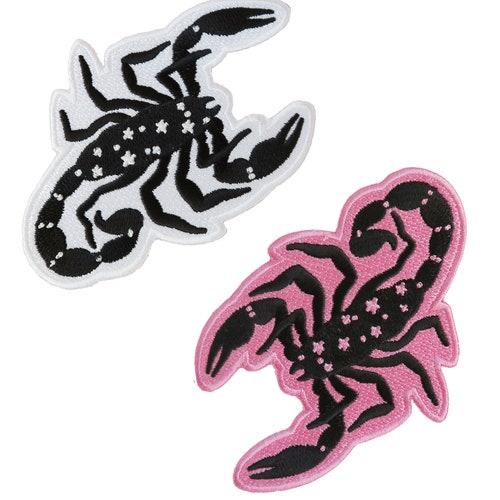 Iron on Patch Scorpion Patches Insert Patch Black Applique - Etsy