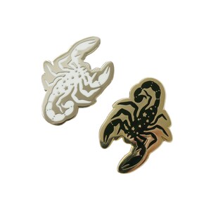 Scorpion Enamel Pin Badge Lapel Pin Scorpio Tattoo Zodiac Hard Enamel ...