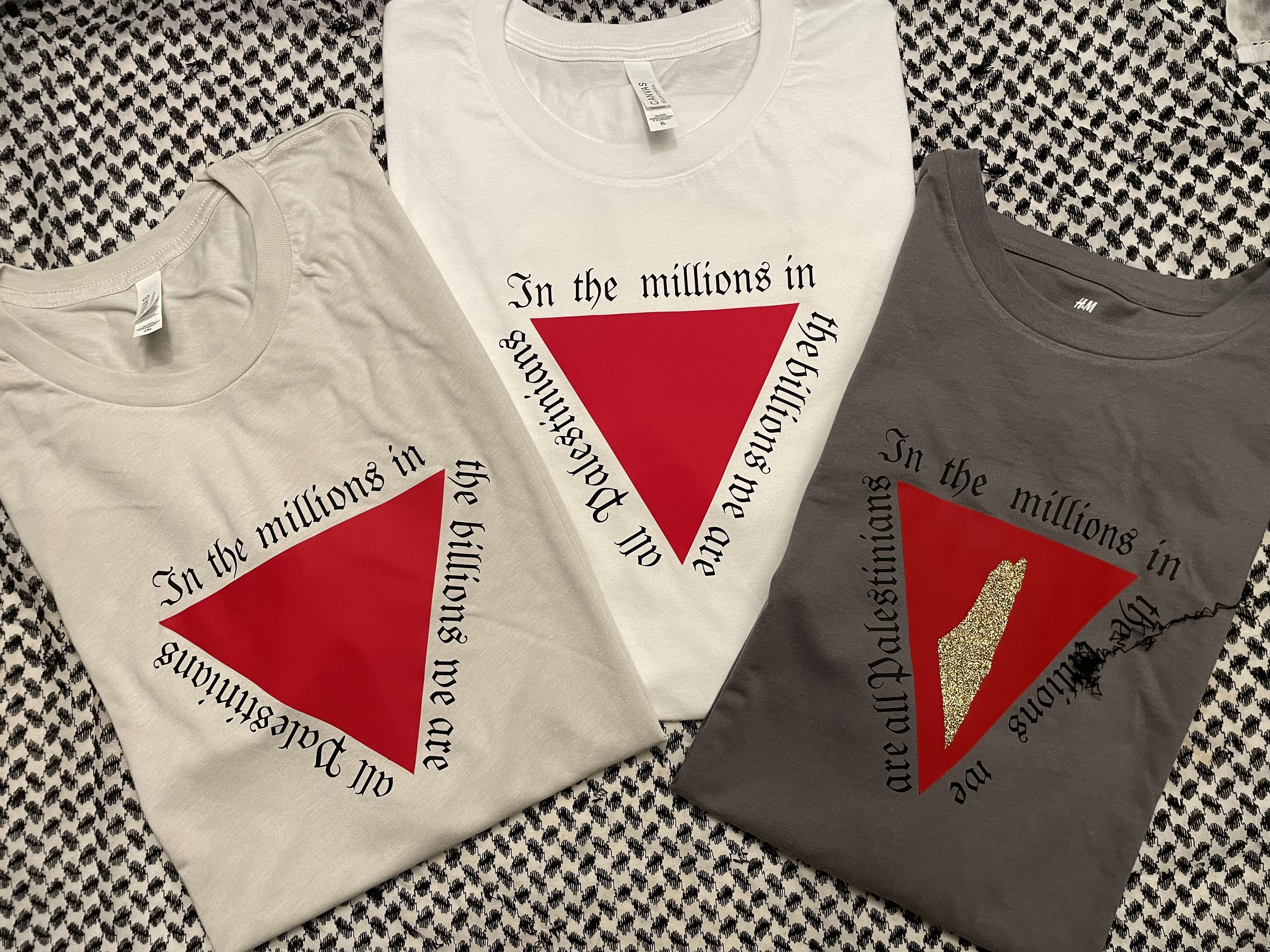 Portion of Proceeds Donated: Resistance Shirt,red Triangle,palestine ...