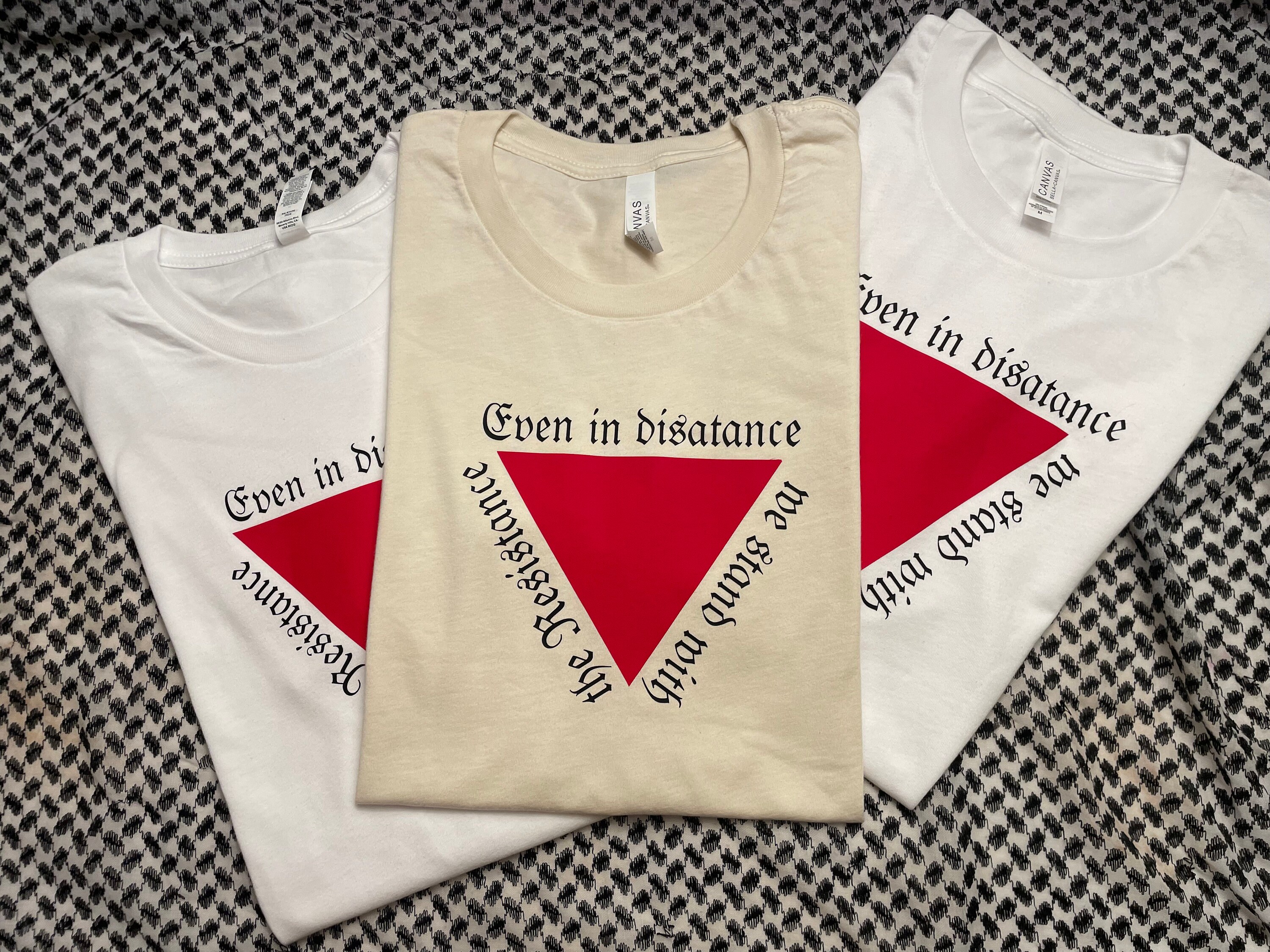 Portion of Proceeds Donated: Resistance Shirt,red Triangle,palestine ...