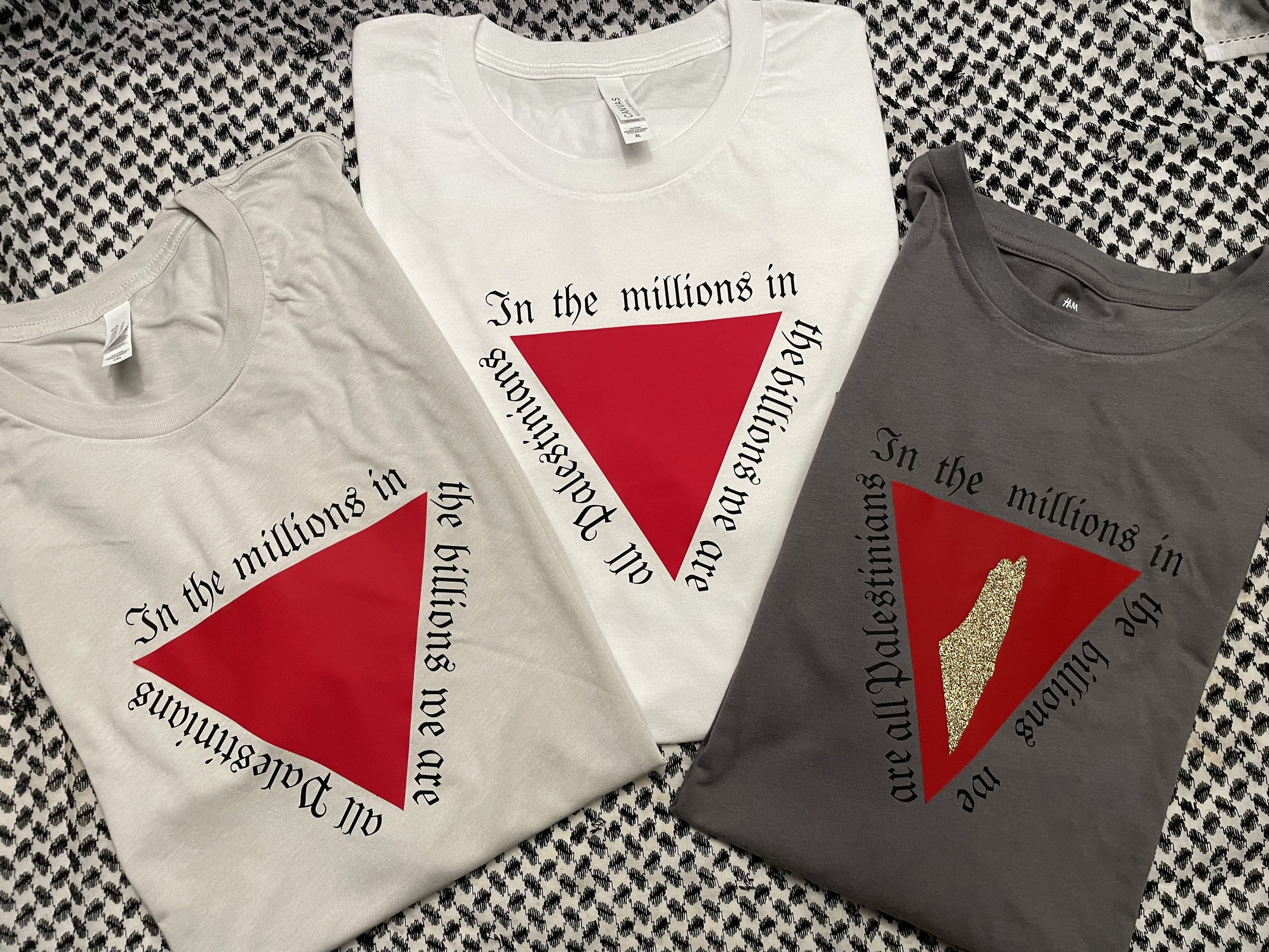 Portion of Proceeds Donated: Resistance Shirt,red Triangle,palestine ...