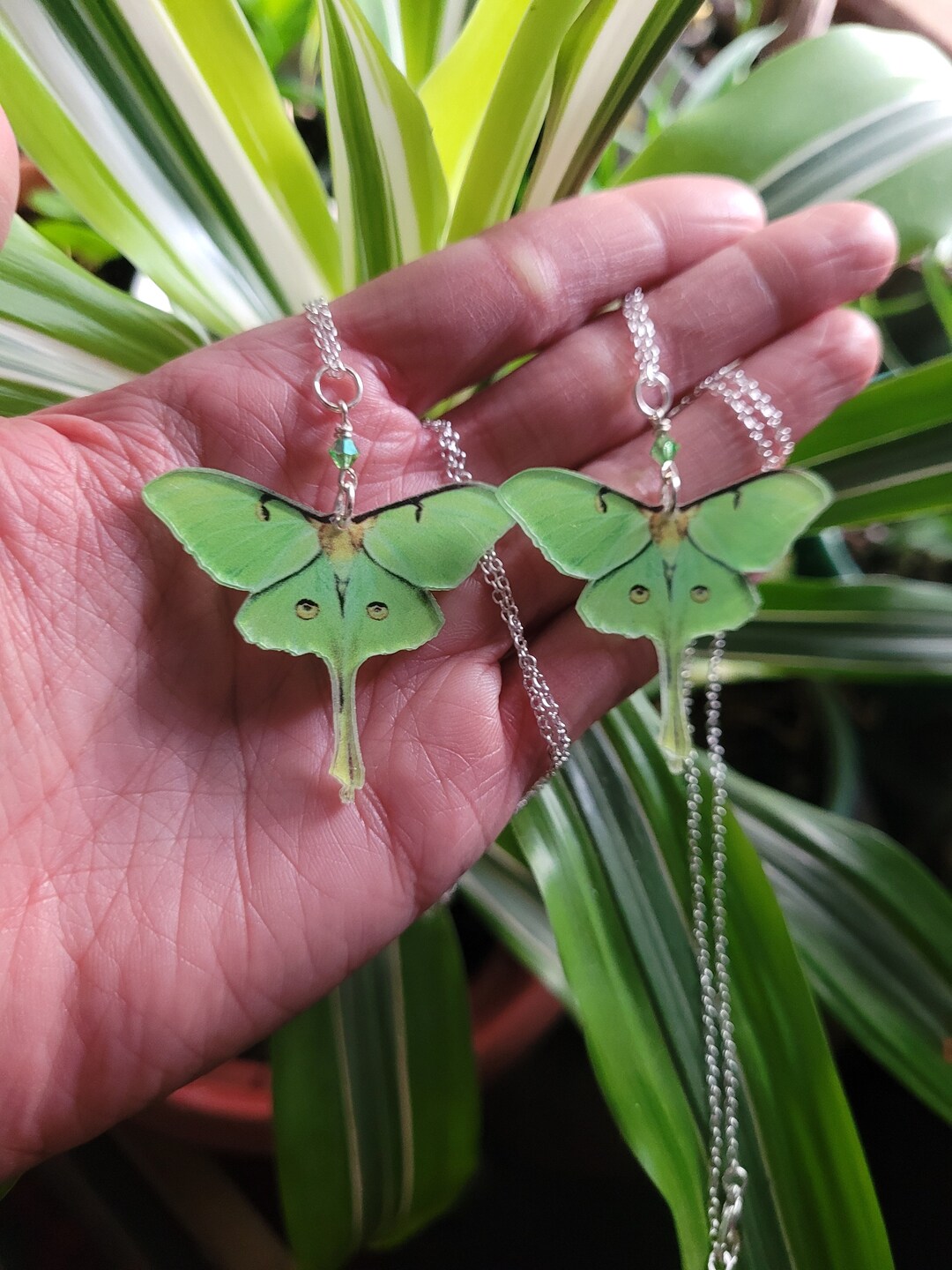 Luna Moth Necklace, Moth Jewelry, Moth Gift, Magical Luna Moth Necklace ...