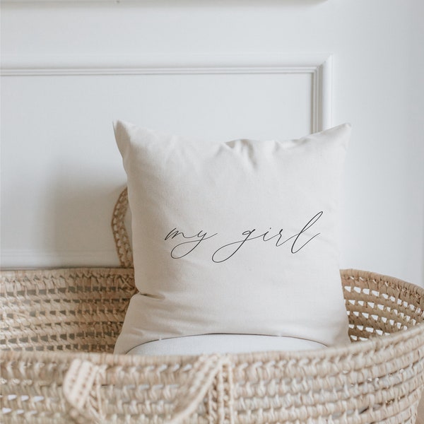 Girls Throw Pillow - Etsy