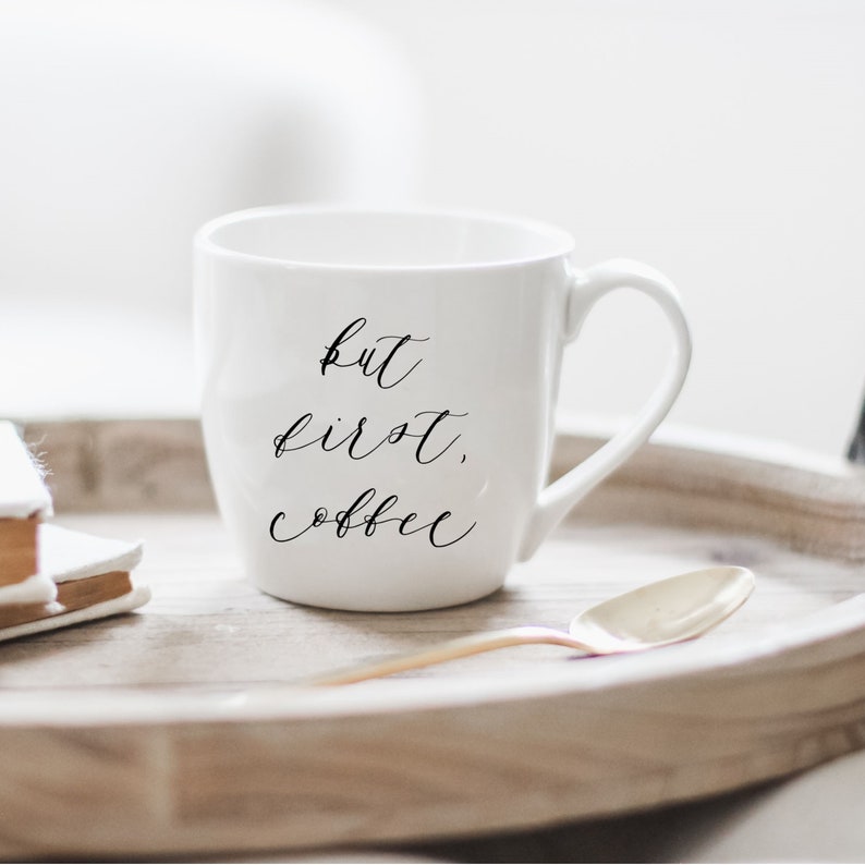 Ceramic Mug but First Coffee Couple Wedding Gift - Etsy