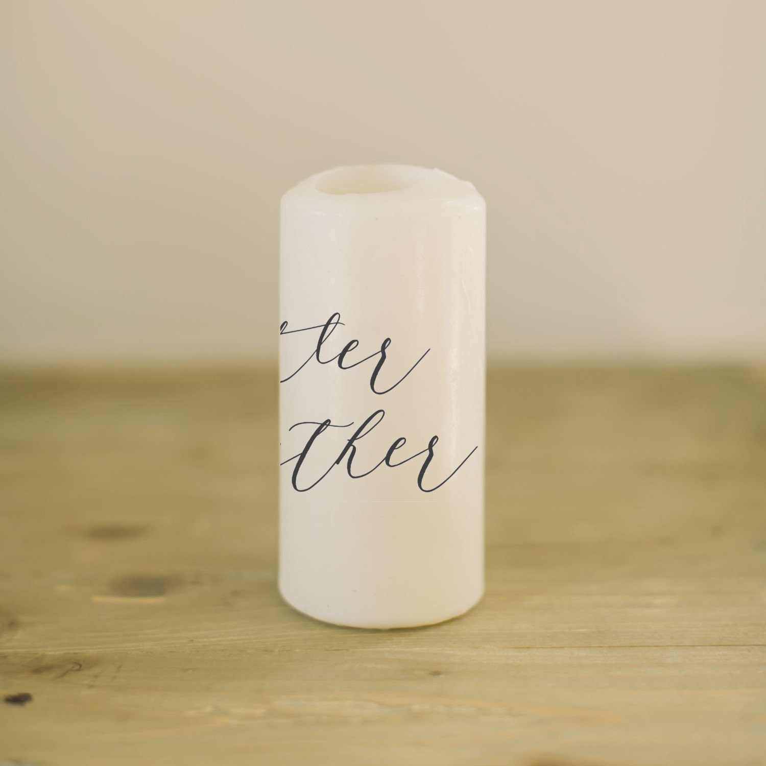 Pillar Candle Better Together House Warming Gift Couple | Etsy