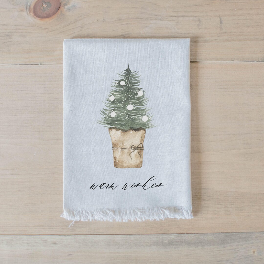 Napkins - Warm Wishes Watercolor | 5 Pack, Christmas Hostess Gift ...