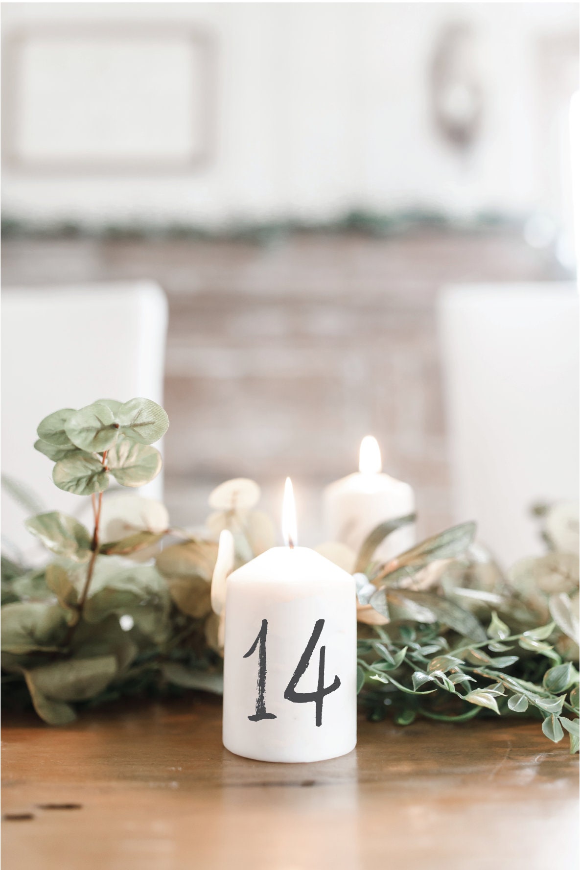 Number 14 Candles