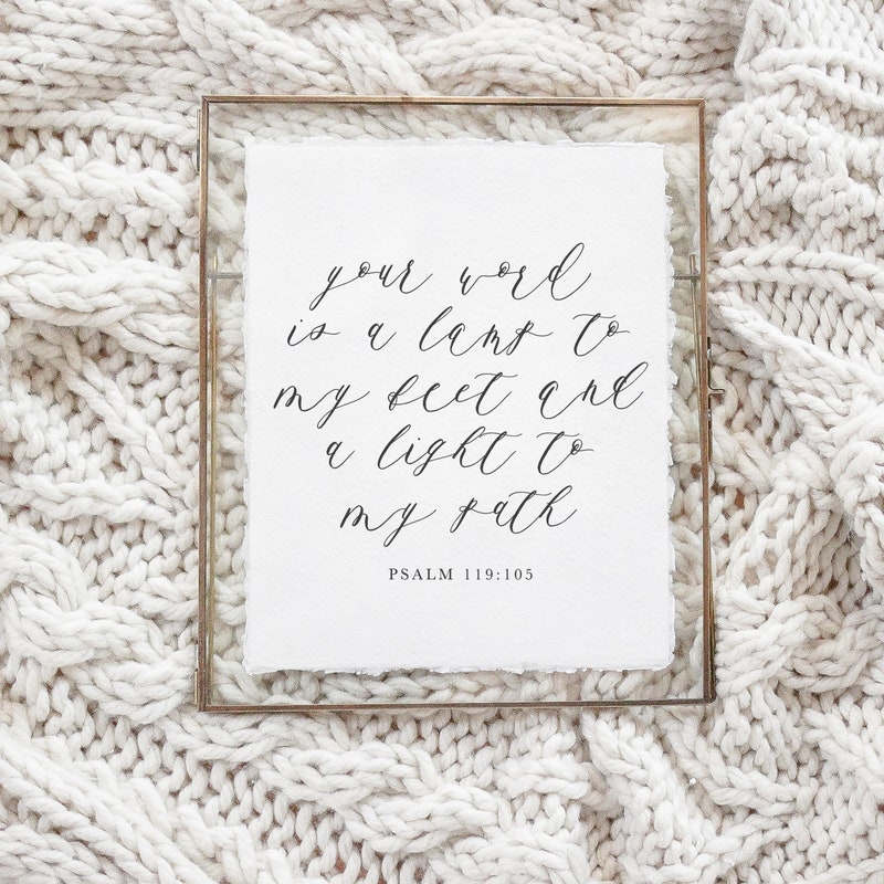 Light Unto My Path - Etsy