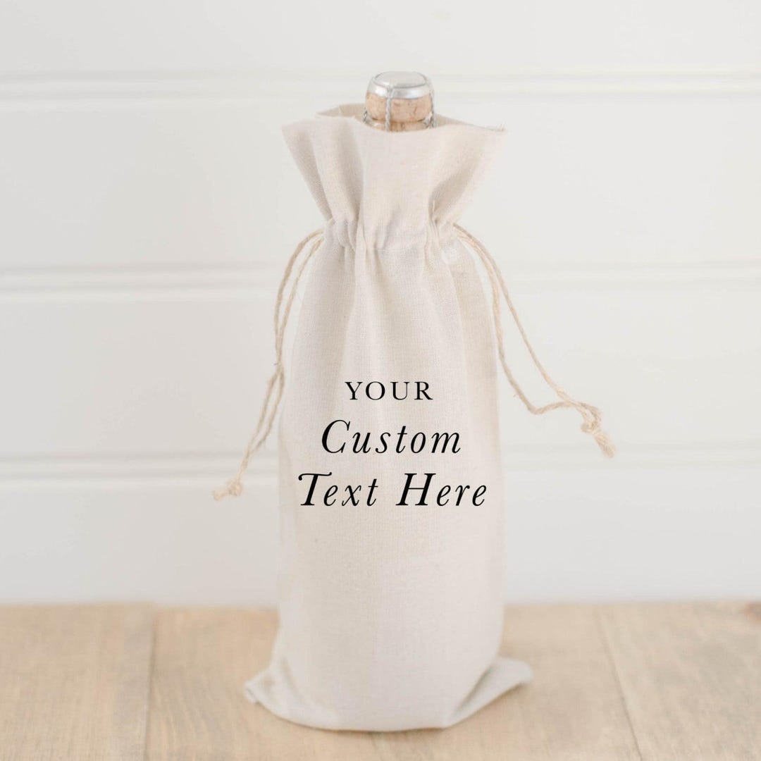Custom Wine Bags - Custom Design | Wedding Gift, Custom Wine Bags, Gift ...