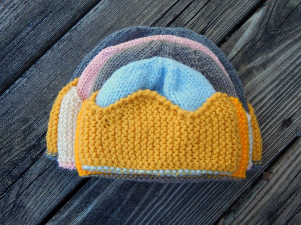 Knit Crown Hat Pattern Little Royals: Baby Crown Toddler - Etsy Denmark
