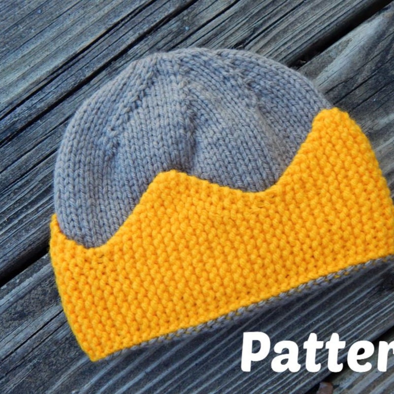 Knit Crown Hat - Etsy