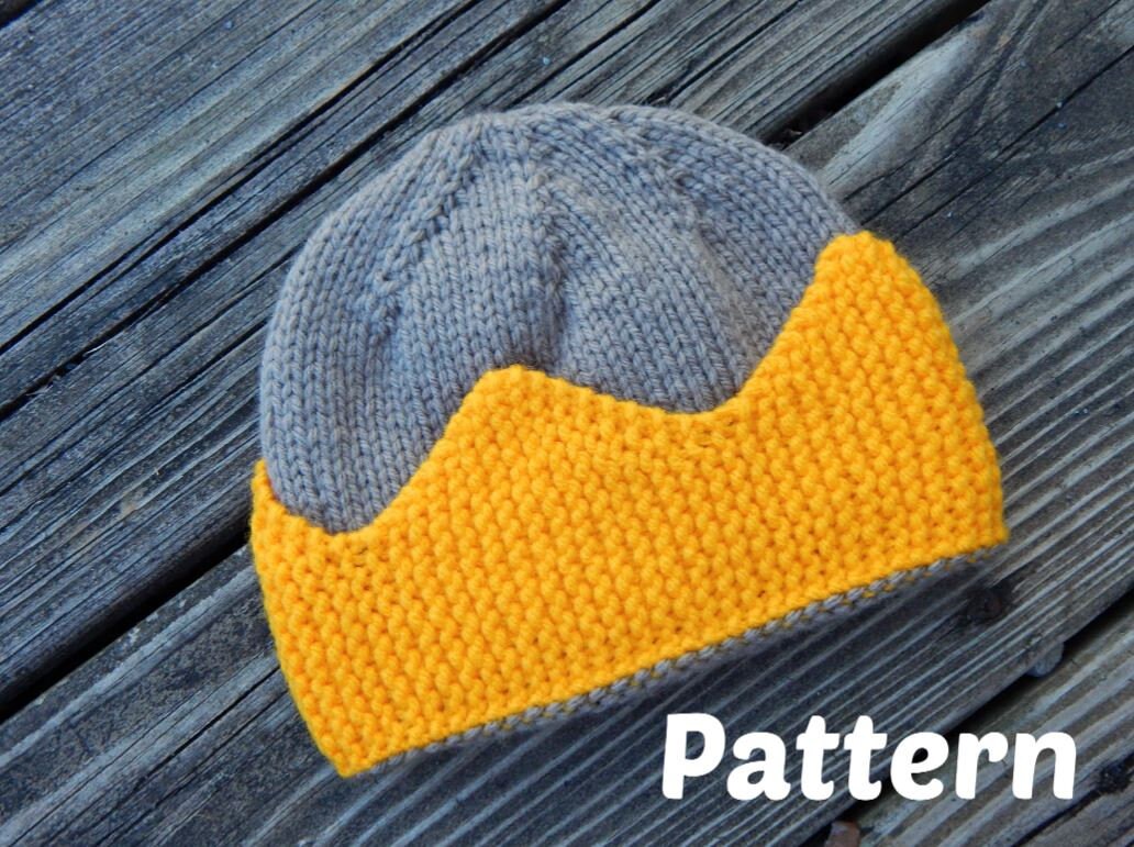 Knit Crown Hat Pattern Little Royals: Baby Crown Toddler - Etsy Denmark