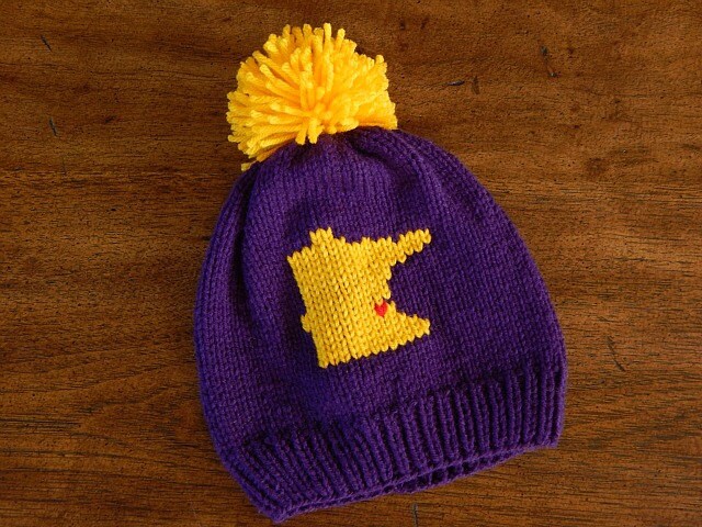 Minnesota Hometown Knit Hat Pattern : Baby Hat, Toddler Hat, Child Hat ...