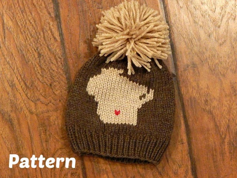 Wisconsin Hometown Knit Hat Pattern : Knitting Pattern, Baby Hat ...