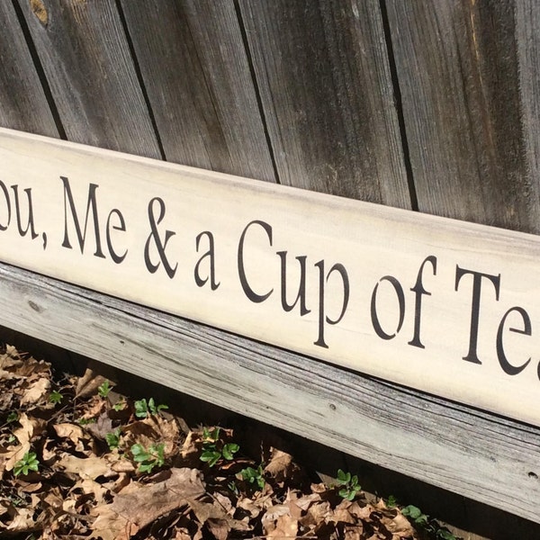 Wooden Tea Sign - Etsy