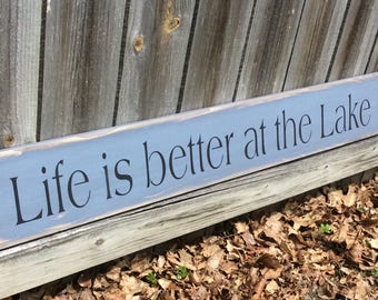 Life is Better Sign | Etsy