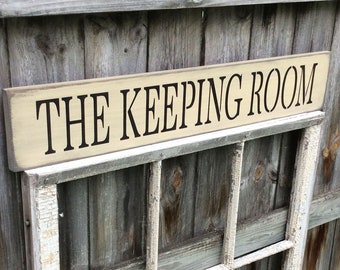 Keeping Room Sign | Etsy