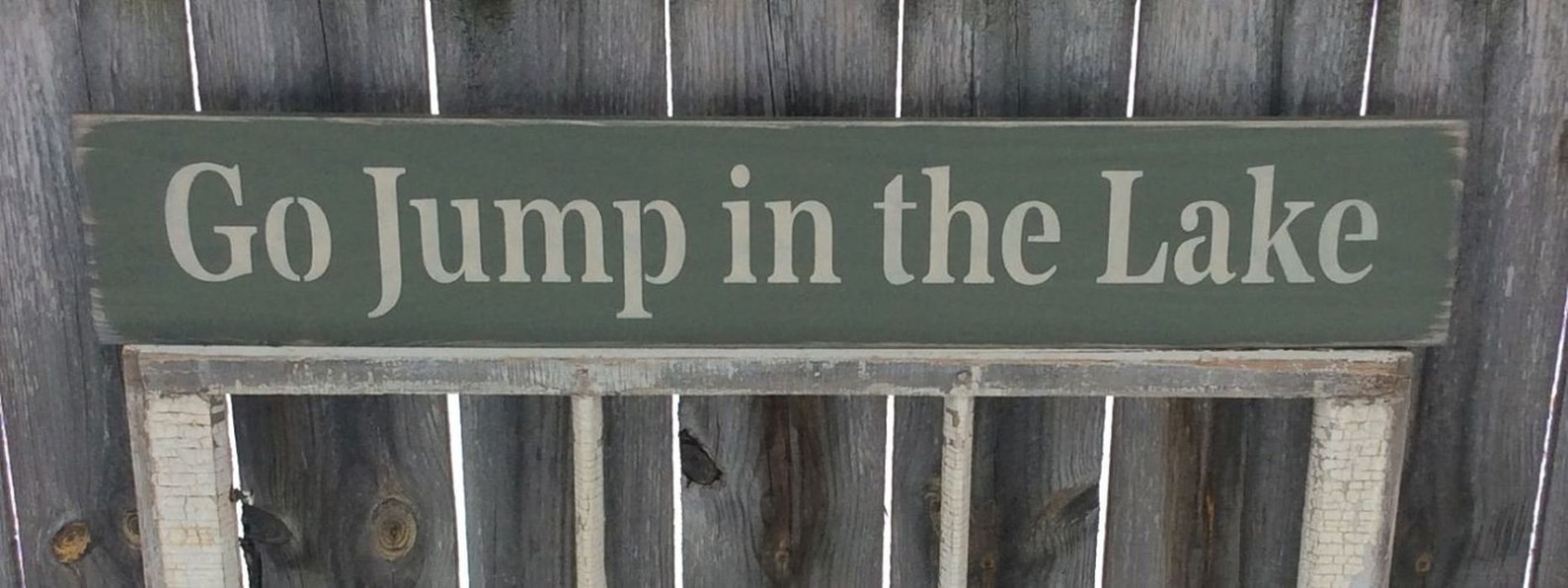 S-255 Handmade Wooden Long Sign With Sayings. go Jump - Etsy