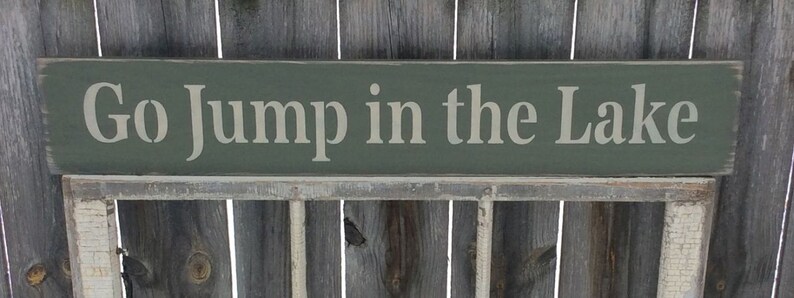 S-255 Handmade Wooden Long Sign With Sayings. go Jump - Etsy