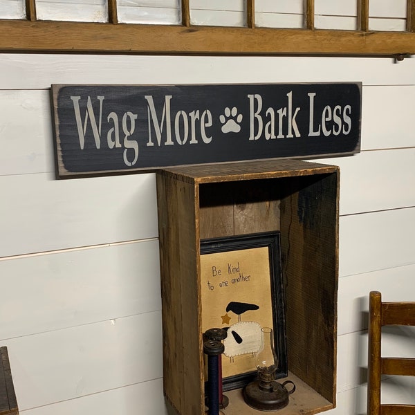 Wag More Bark Less - Etsy