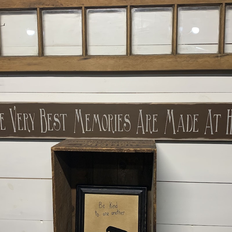 5 Long Primitive Sign - Etsy