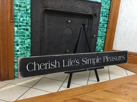 S-194 Wooden Handmade Long Signs. Cherish Life's | Etsy