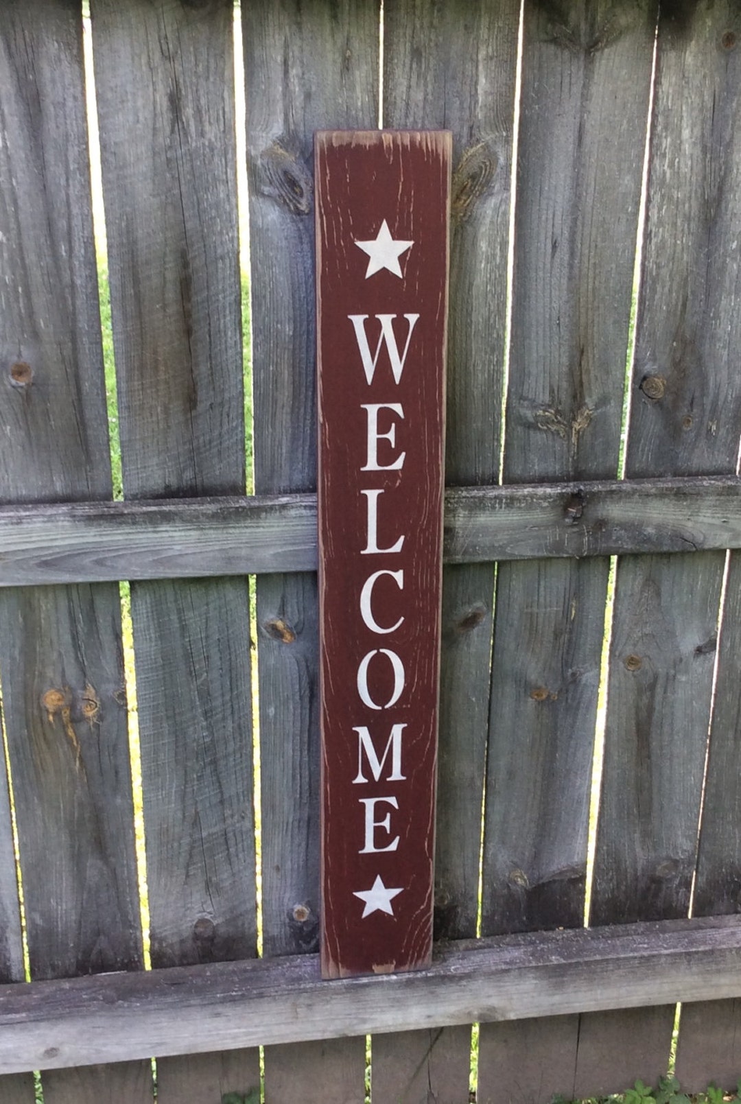 S242 Wooden Handmade Long Sign. welcome. 40 X 5 - Etsy