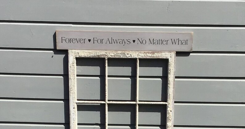 S166 Wood Handmade Long Sign. forever for Always - Etsy