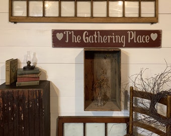 Gathering Place Sign - Etsy
