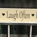 S 211 Wooden, Handmade, Long Signs. live Well Laugh Often Love Much. 33 ...