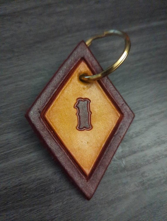 Personalized Kappa Leather Keychain for Kappa Alpha Psi - Etsy