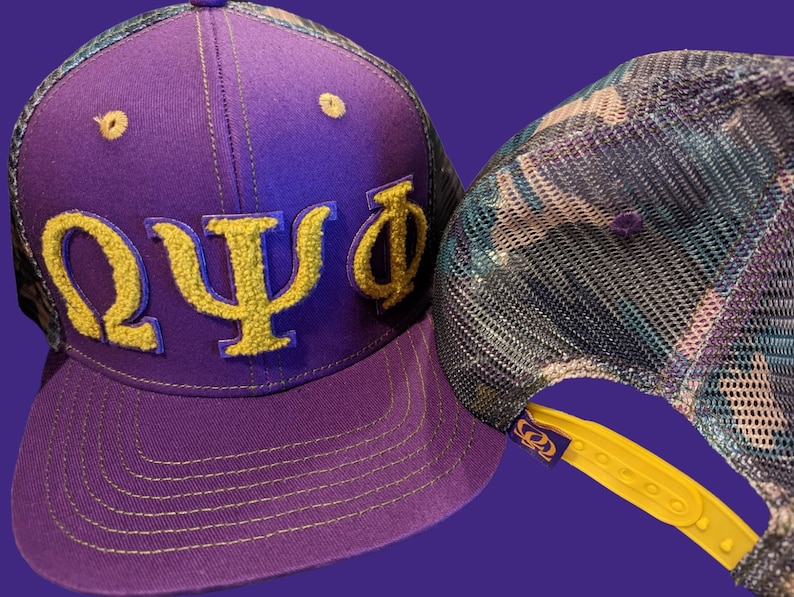 Omega Psi Phi Trucker Hat - Etsy