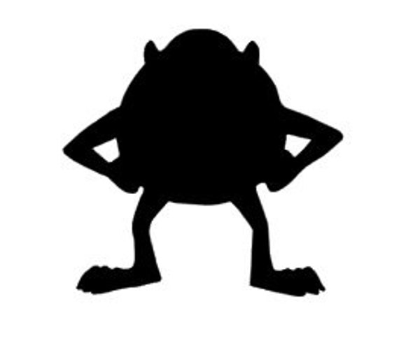 Mike Wazowski Silhouette