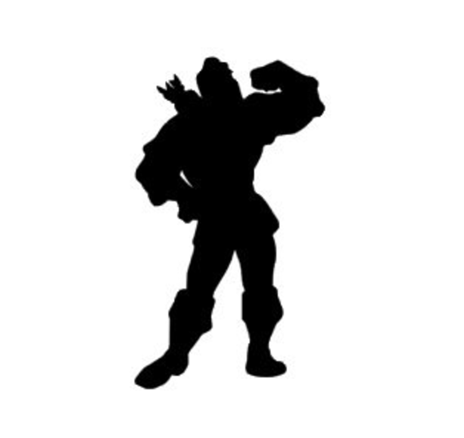 Gaston From Beauty and Beast Silhouette Vinyl Decal Black - Etsy