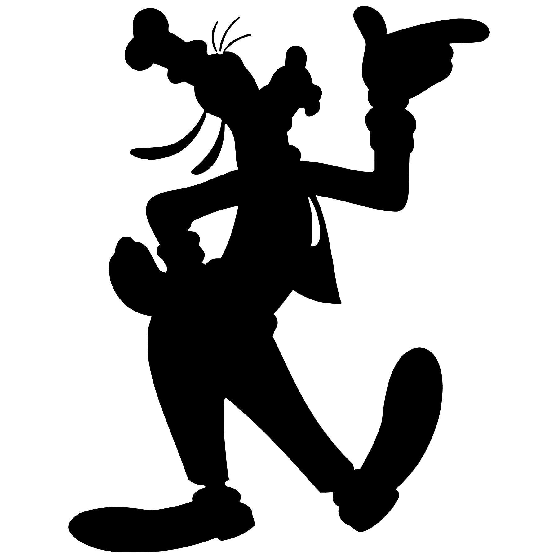 Disney Goofy Silhouette
