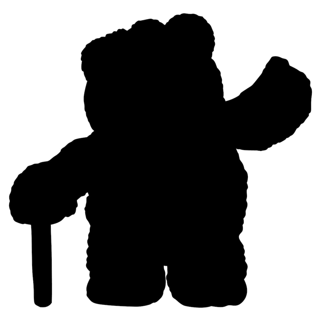 Lotso From Toy Story Silhouette Vinyl Decal - Black, Red, Silver, White ...