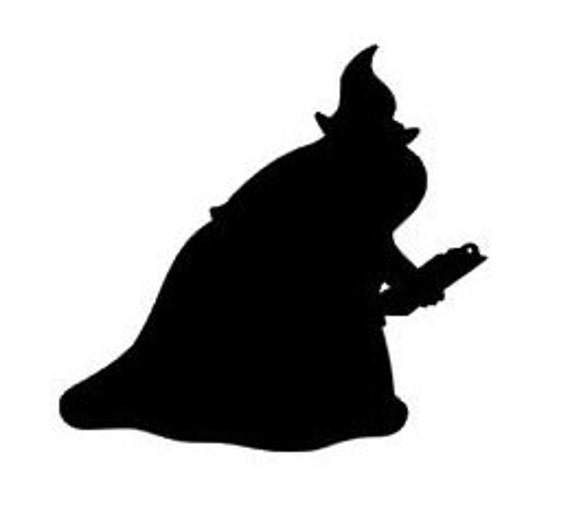 Disney Roz Silhouette from Monsters Inc Vinyl Decal Black | Etsy