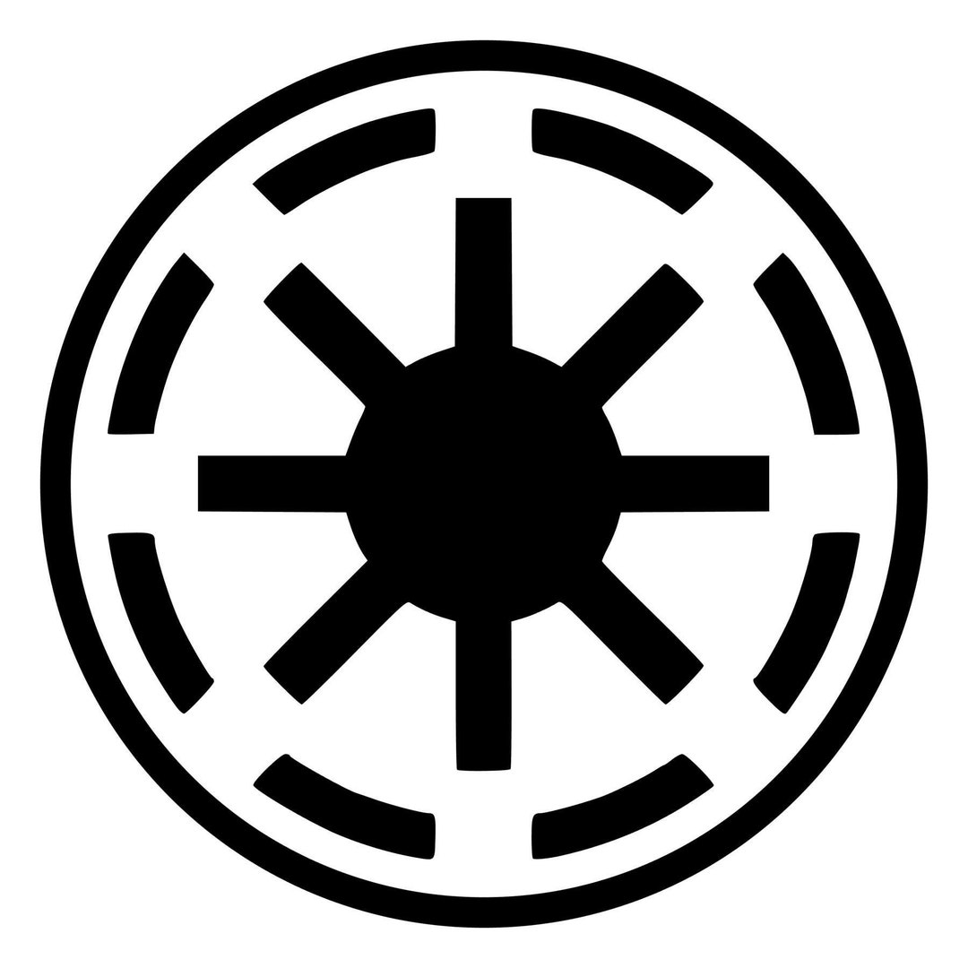 Star Wars Galactic Republic Symbol Logo Silhouette Vinyl Decal - Black ...