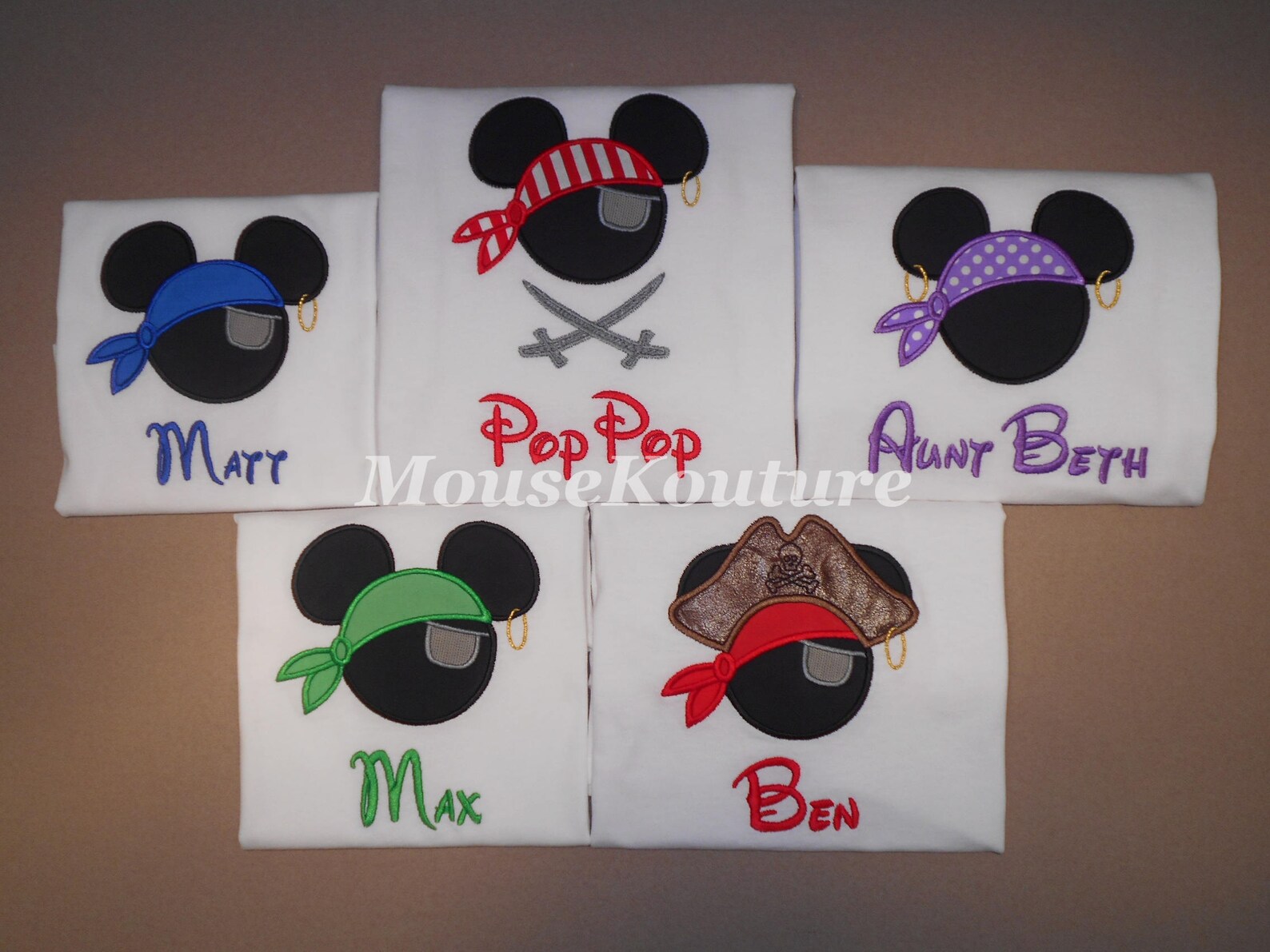 Disney Pirate Mister and Miss Mouse Inspired Pirate Head - Etsy