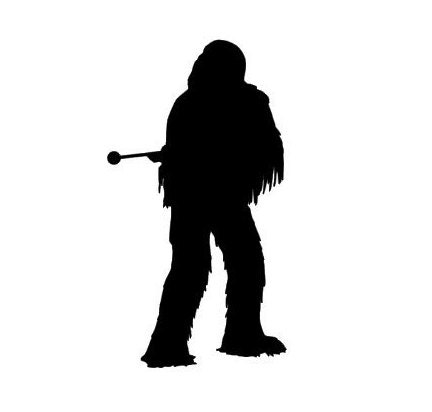 Chewbacca Silhouette