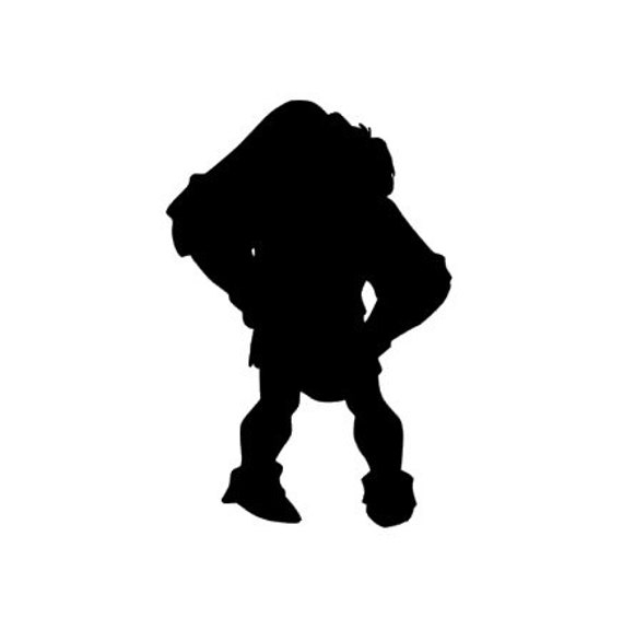Quasimodo From Hunchback Notre Dame Silhouette Vinyl Decal | Etsy