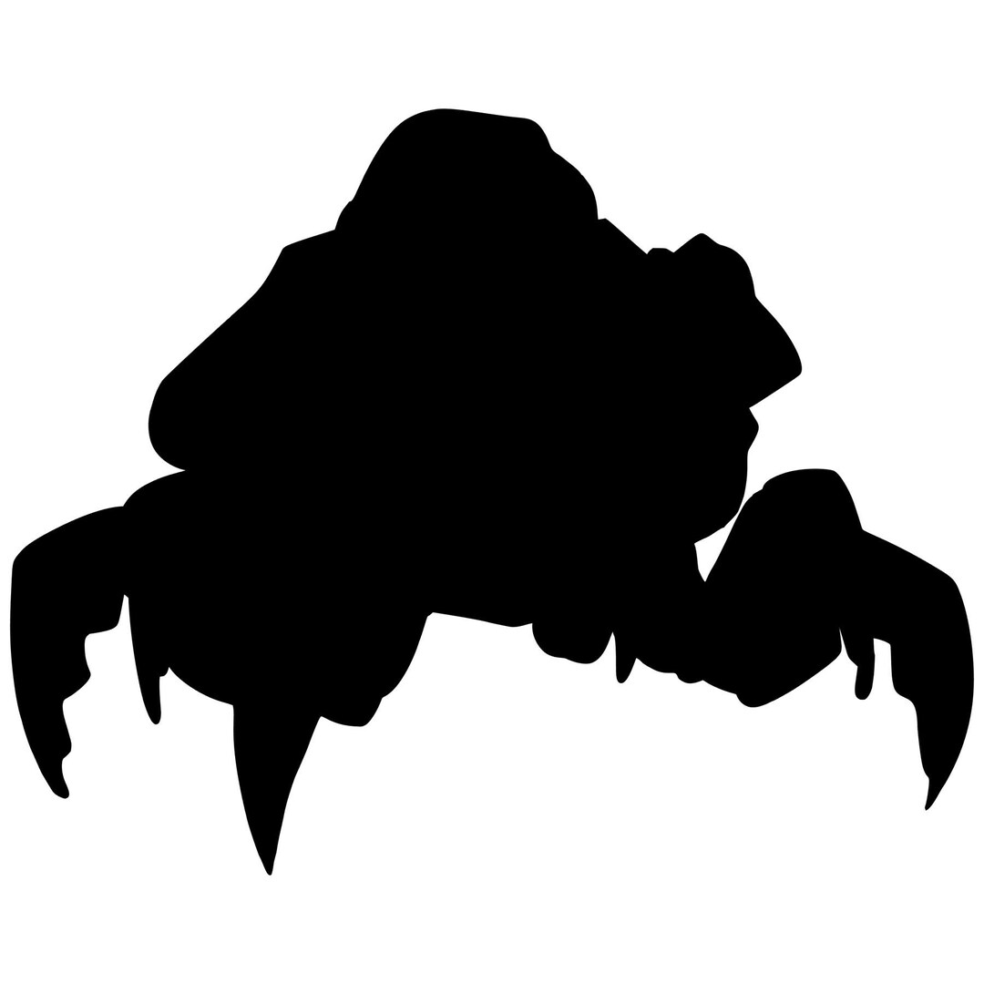 Monsters Inc Henry Waternoose Silhouette Vinyl Decal - Black, Red ...