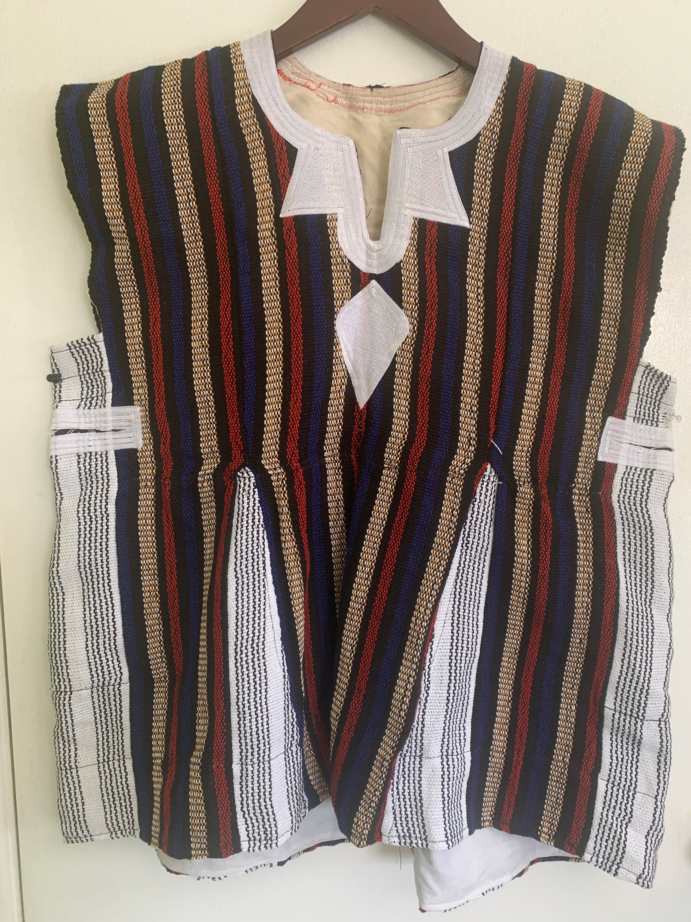 African Men's Hand Woven Fugu Batakari / Fugu Smock From Ghana - Etsy