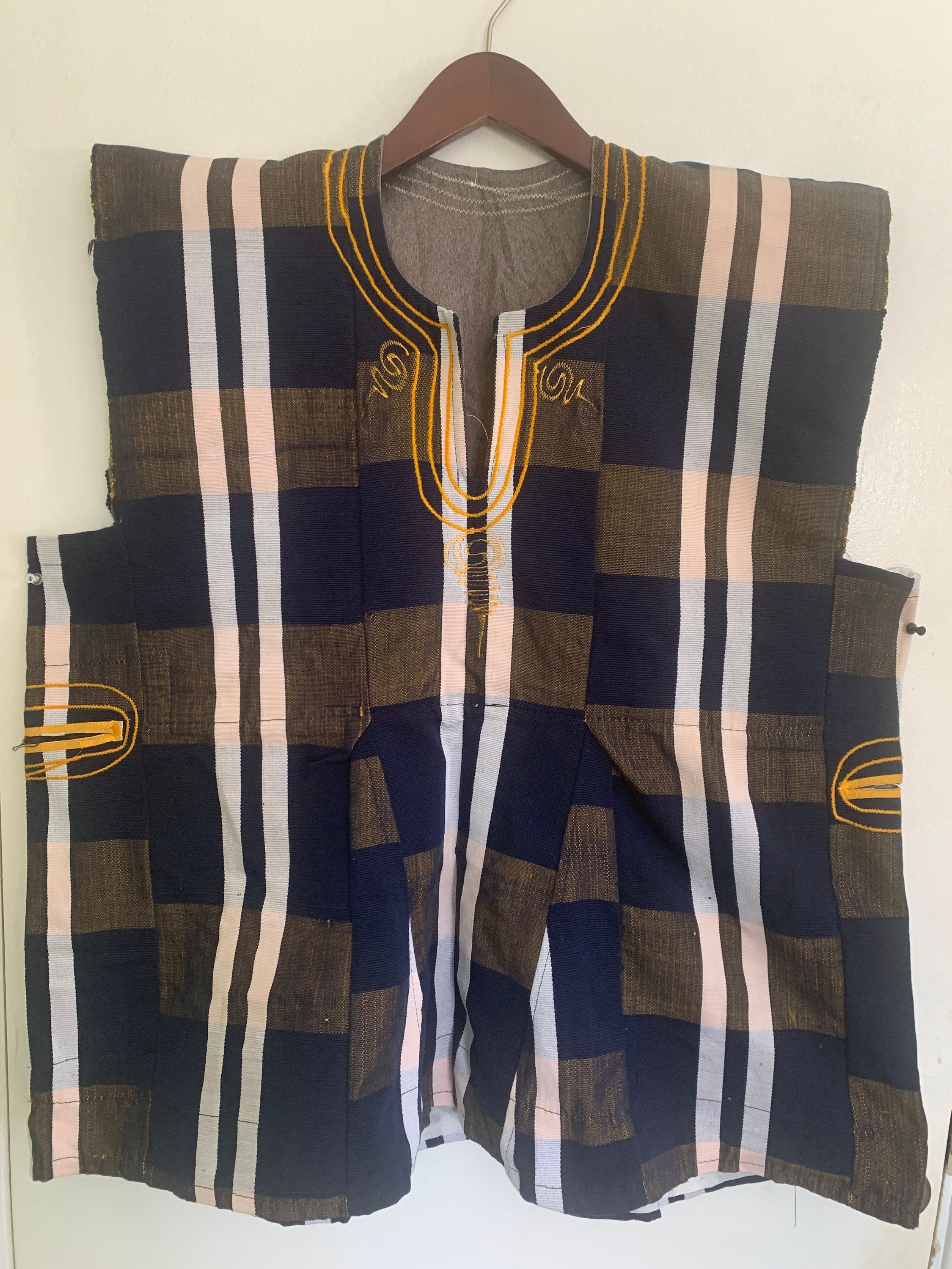 African Men's Hand Woven Fugu Batakari / Fugu Smock From Ghana - Etsy