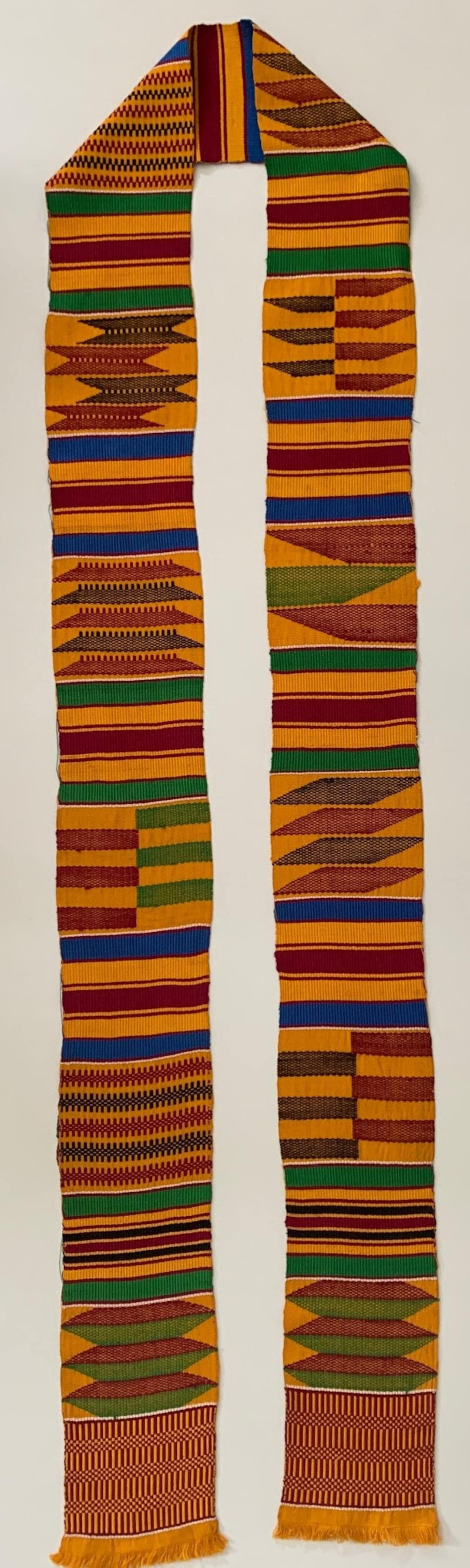 Genuine Kente Cloth Stole/ Scarf - Etsy