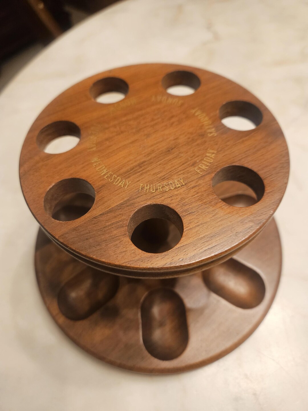 Vintage Estate 7 Day Pipe Rack / Pipe Display / Pipe Stand by Decatur ...