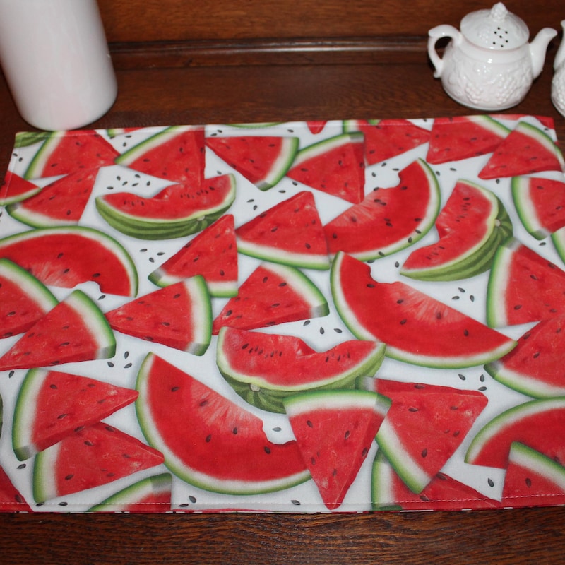 Watermelon Placemats - Etsy