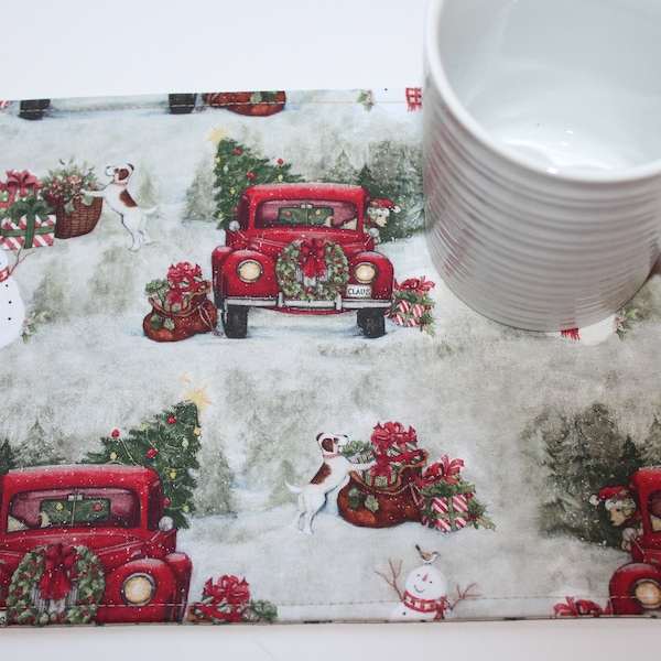 Snowman Mug Rugs - Etsy