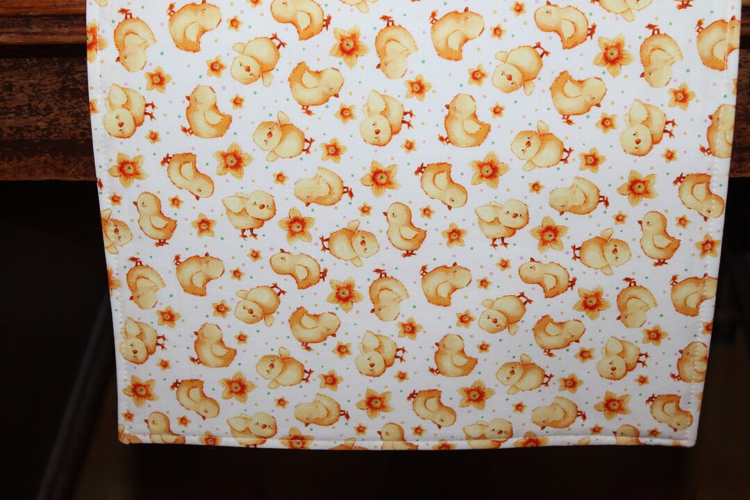 Easter Bunny Table Runner, Easter Table Runner, 42" Reversible Easter ...
