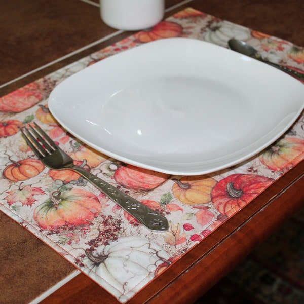 Pumpkin Placemat - Etsy